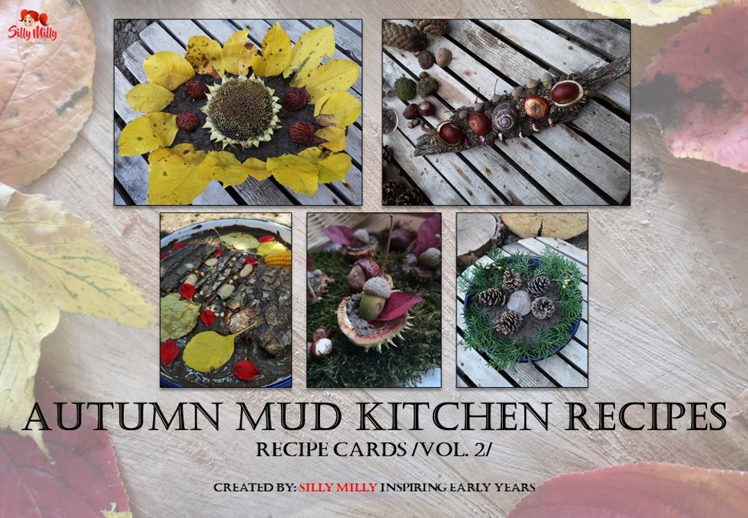 15 AUTUMN MUD KITCHEN Recipe Cards - Etsy