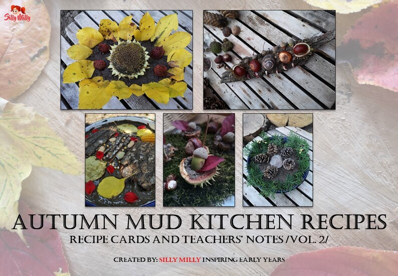 15 AUTUMN MUD Kitchen Recipes Book | Etsy