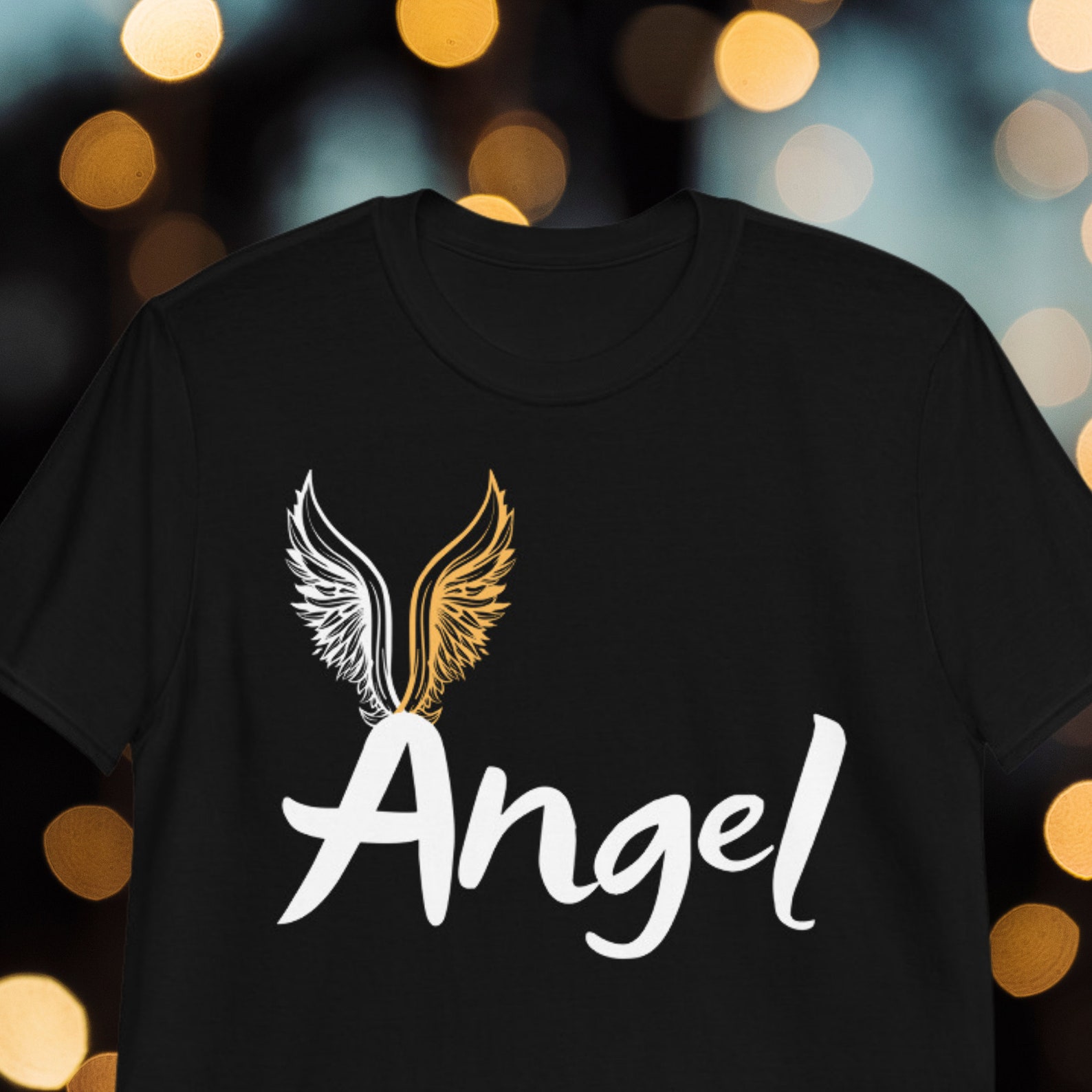 Angel wings graphic t-shirt for women Cute Angel Tee | Etsy