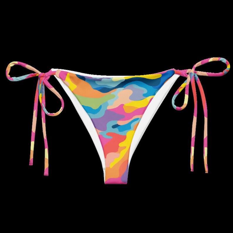 String Bikini, Top and Bottoms, Colorful, Plus Size, Camouflage ...