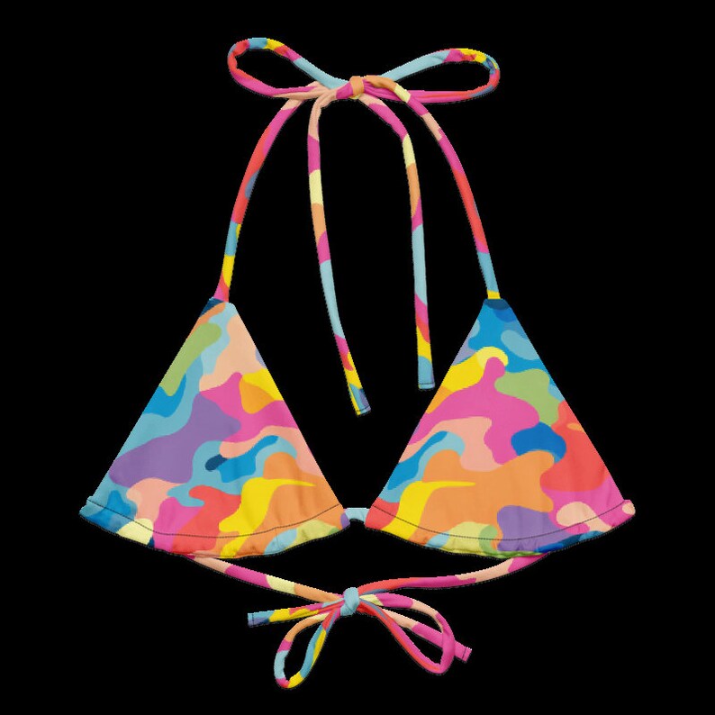 String Bikini, Top and Bottoms, Colorful, Plus Size, Camouflage ...
