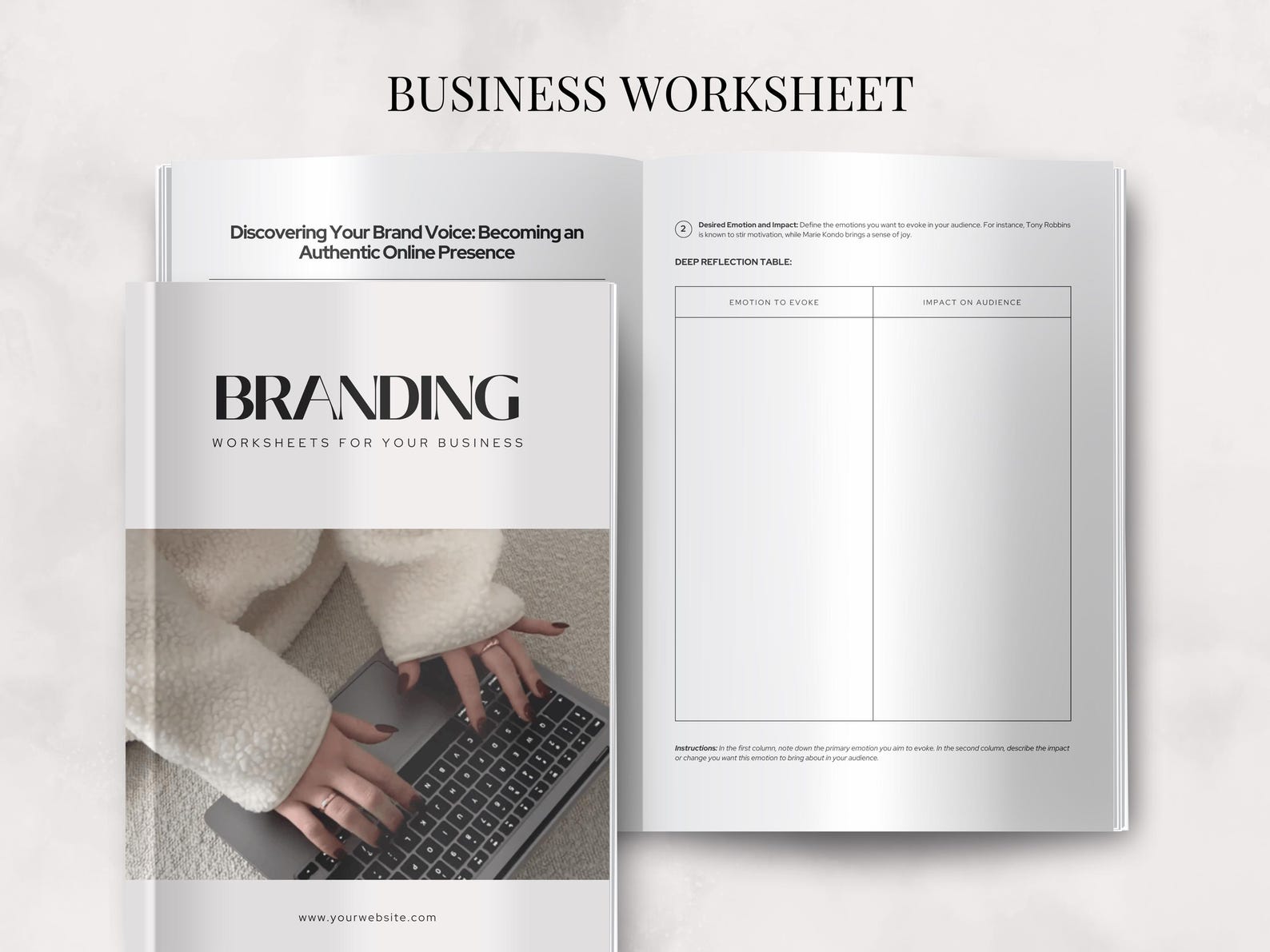 32 Page Business Worksheet Template, Printable Worksheet, Worksheet ...