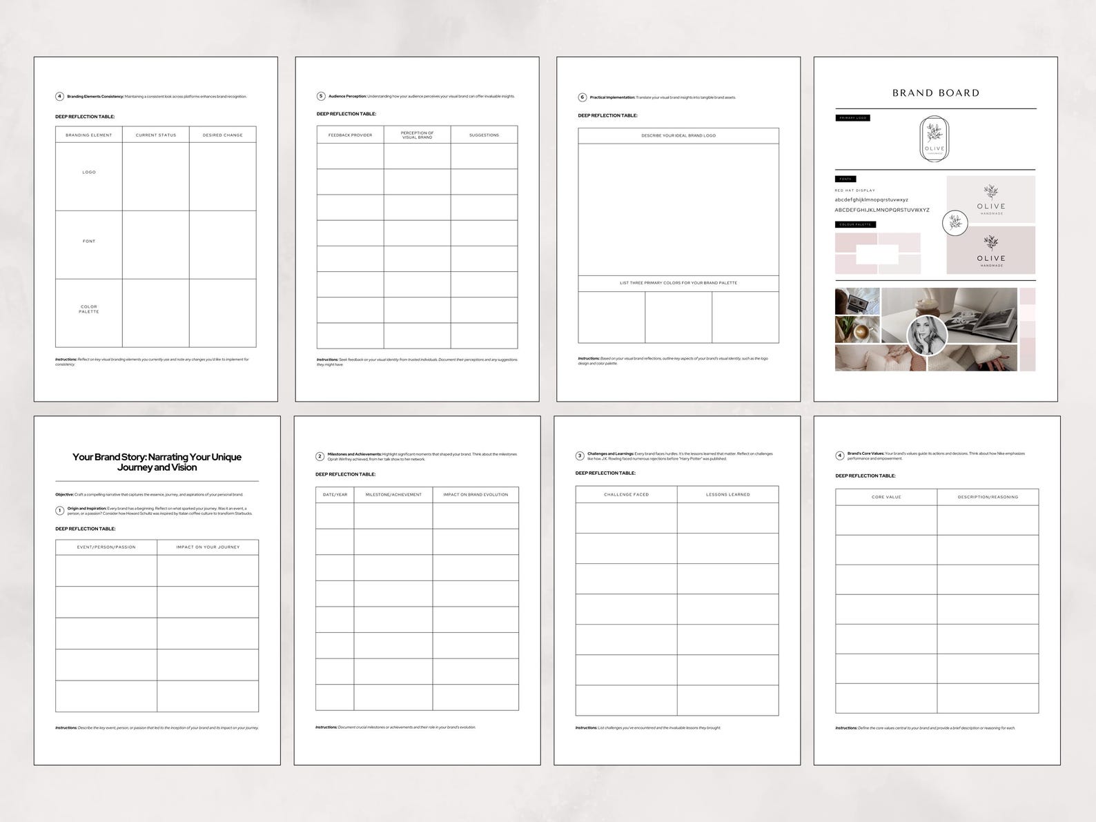 32 Page Business Worksheet Template, Printable Worksheet, Worksheet ...