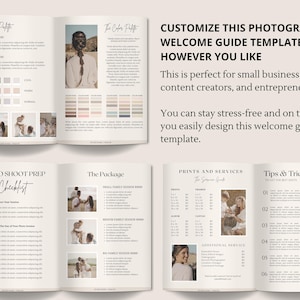 39 Page Photography Family Session Guide, Photography Template, Family ...
