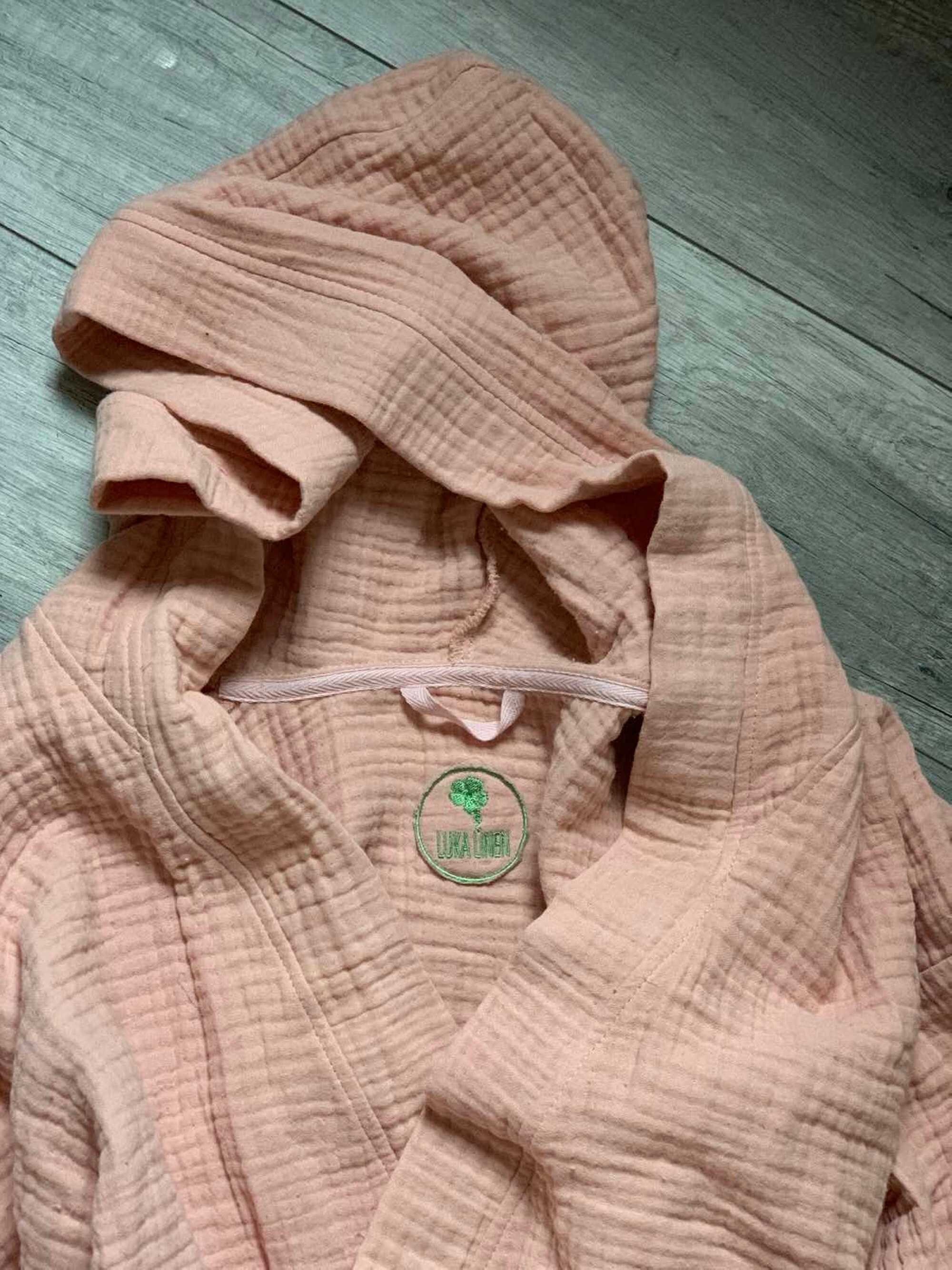 Muslin Robe Woman Gauze Bathrobe Cotton Hooded Gown Robe | Etsy