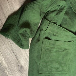 Muslin Robe Woman Gauze Bathrobe Cotton Hooded Gown Robe | Etsy