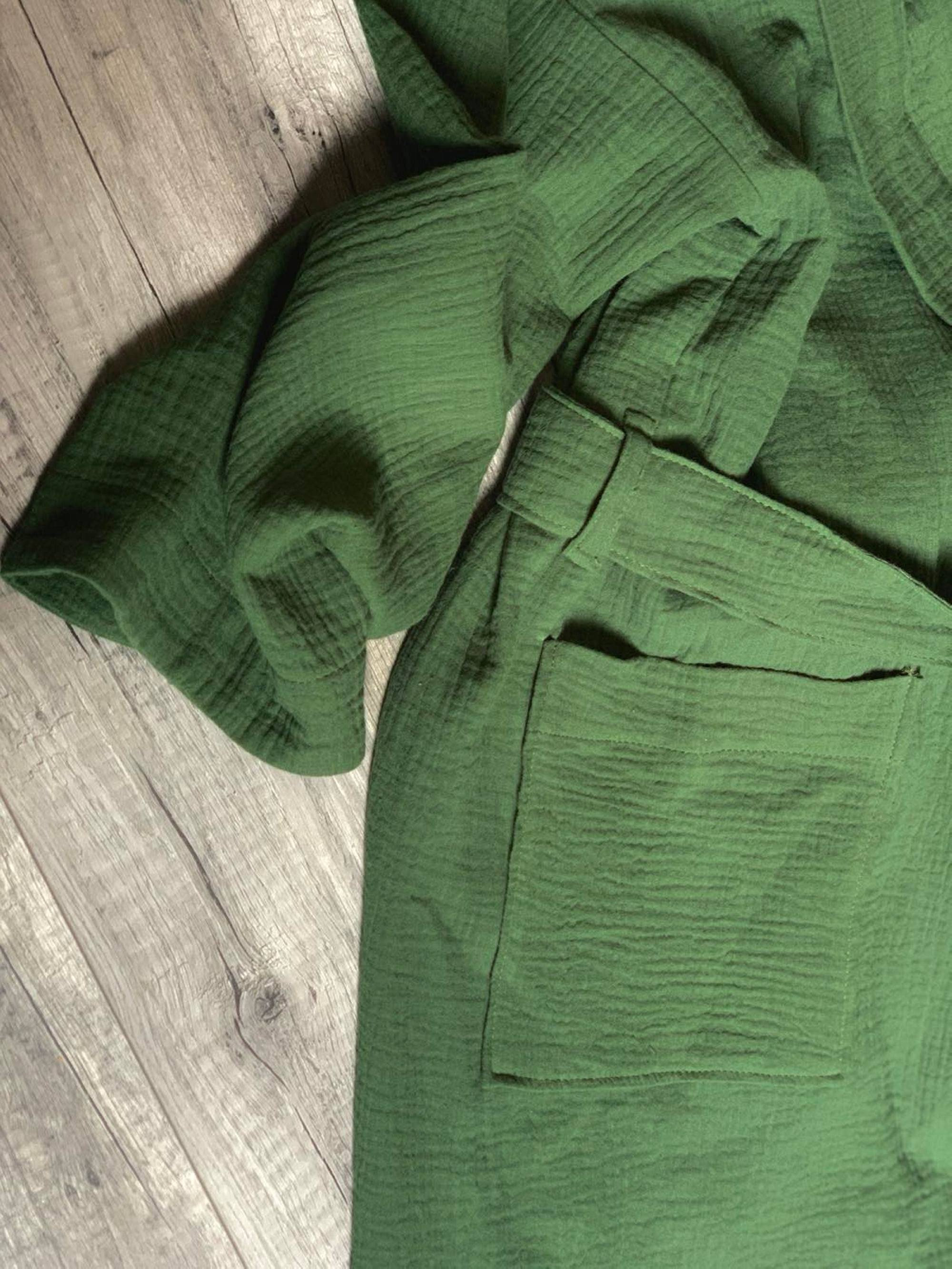 Muslin Robe Woman Gauze Bathrobe Cotton Hooded Gown Robe | Etsy