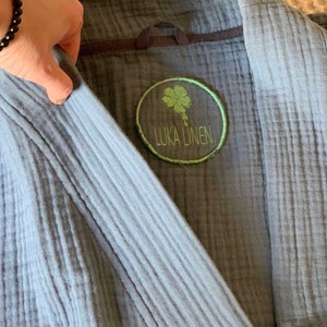 Muslin Robe Woman Gauze Bathrobe Cotton Hooded Gown Robe | Etsy