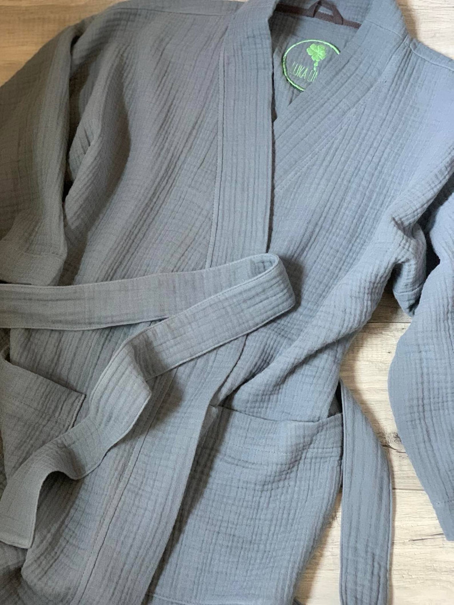 Muslin Robe Woman Gauze Bathrobe Cotton Hooded Gown Robe | Etsy