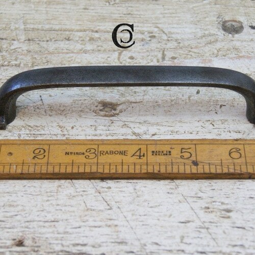 Round Indent Cast Iron Drawer Knob | Etsy