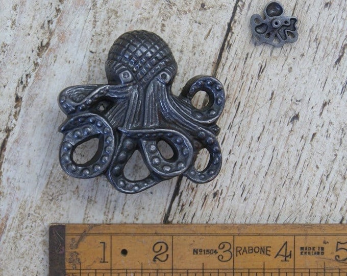 Octopus Drawer Pulls Set of 2 - Etsy