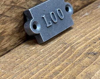 The Loo,bathroom Sign - Etsy