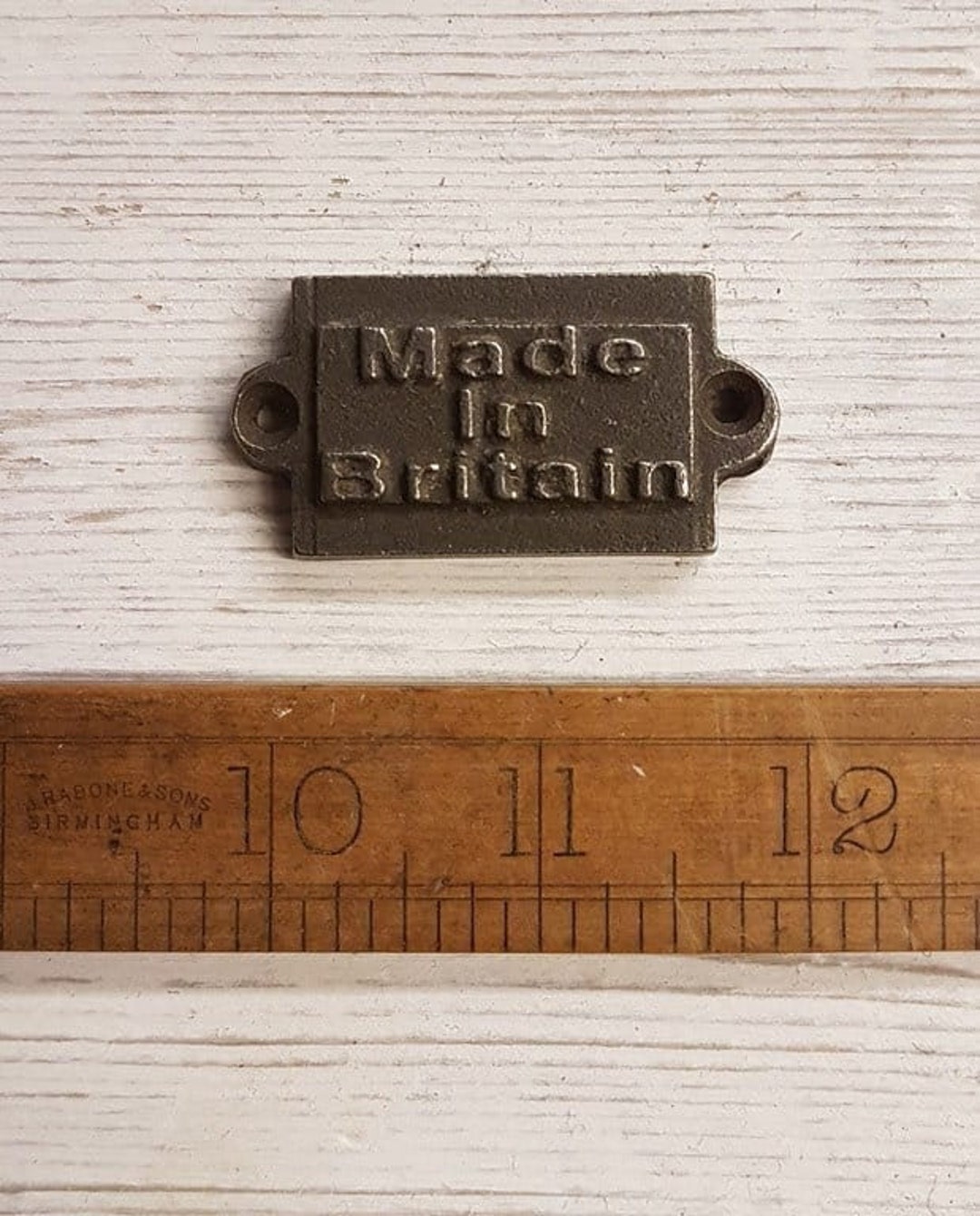Small MADE IN BRITAIN Cast Iron Room Door Plaque Wall Sign - Etsy