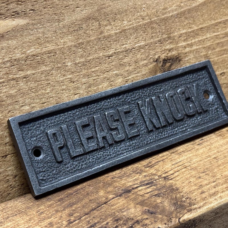 Please Knock - Etsy
