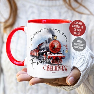 Personalised Polar Express Mug, Unbreakable Mug, Travel, Sippy Cup ...