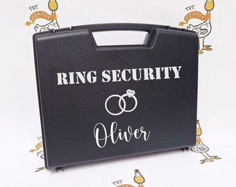 Wedding Ring Security Briefcase Set - Etsy UK