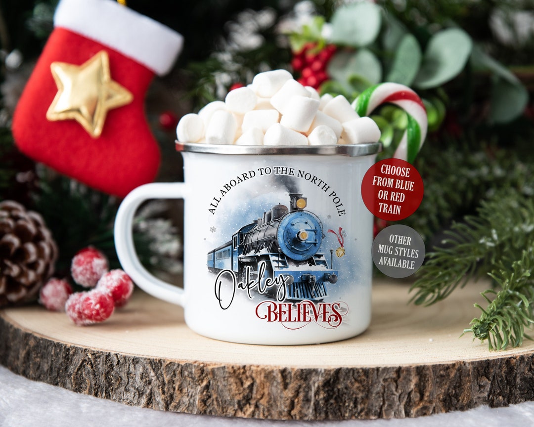 Personalised Polar Express Mug, Unbreakable Mug, Travel, Sippy Cup ...