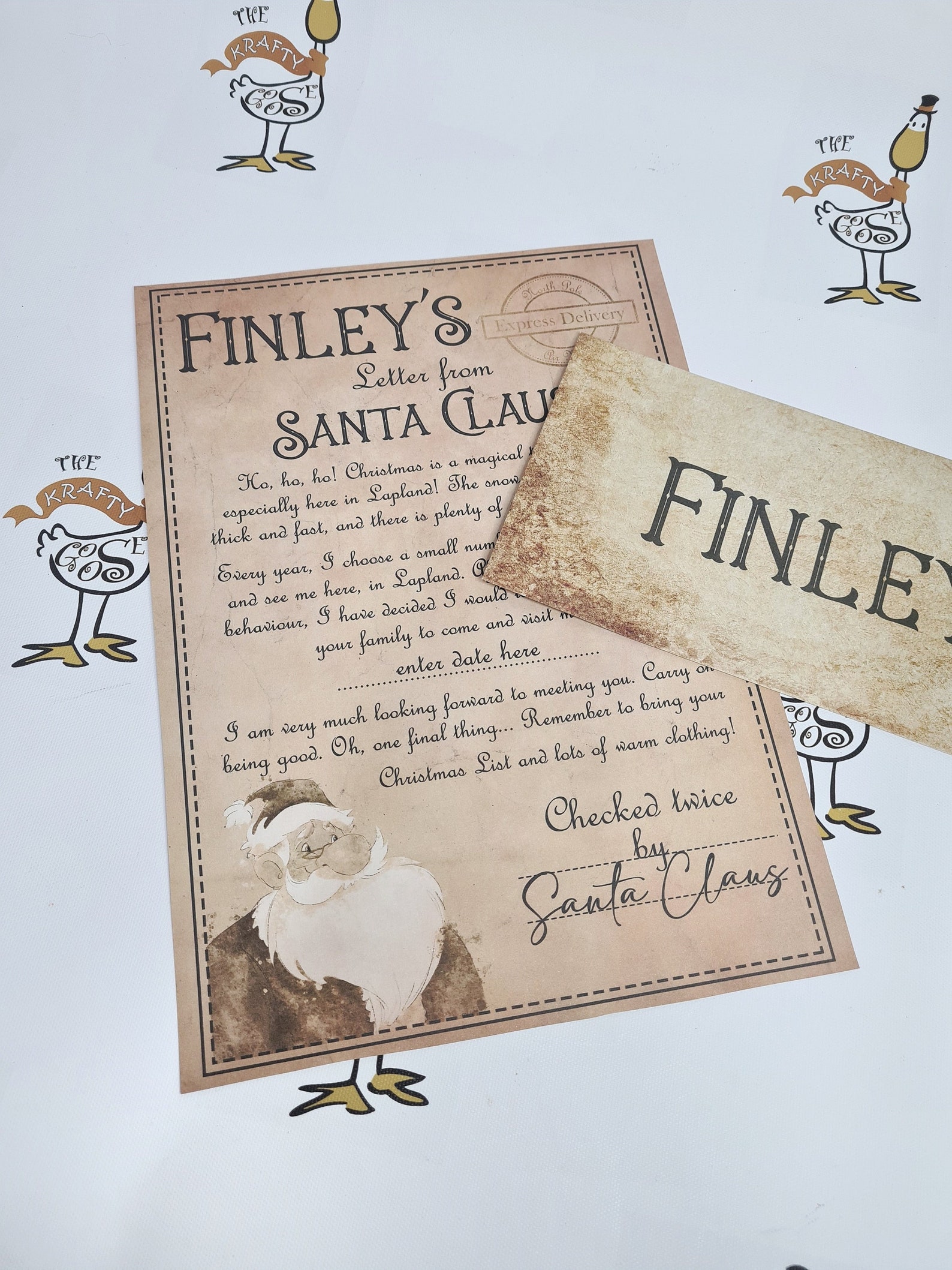 LAPLAND INVITE Personalised Invitation to Lapland UK - Etsy