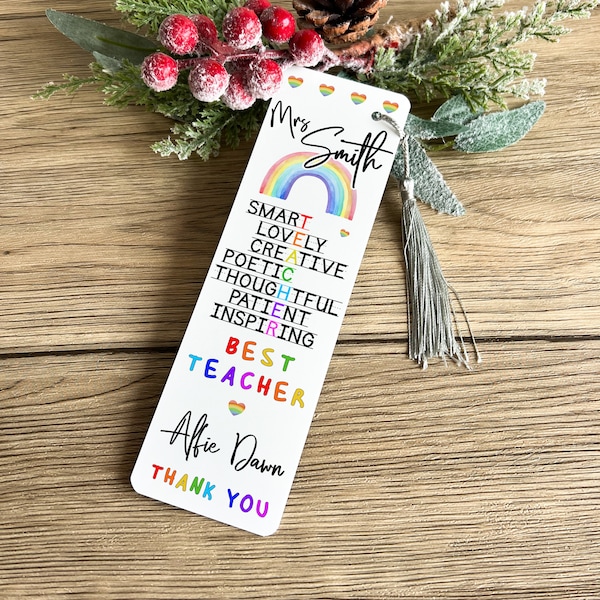 Thank You Bookmark - Etsy