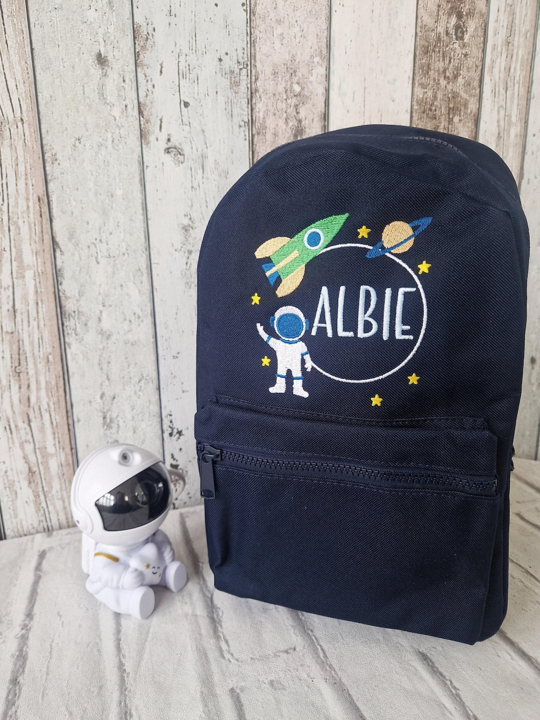 Space Astronaut Personalised Kids Backpack, Embroidered Backpack ...