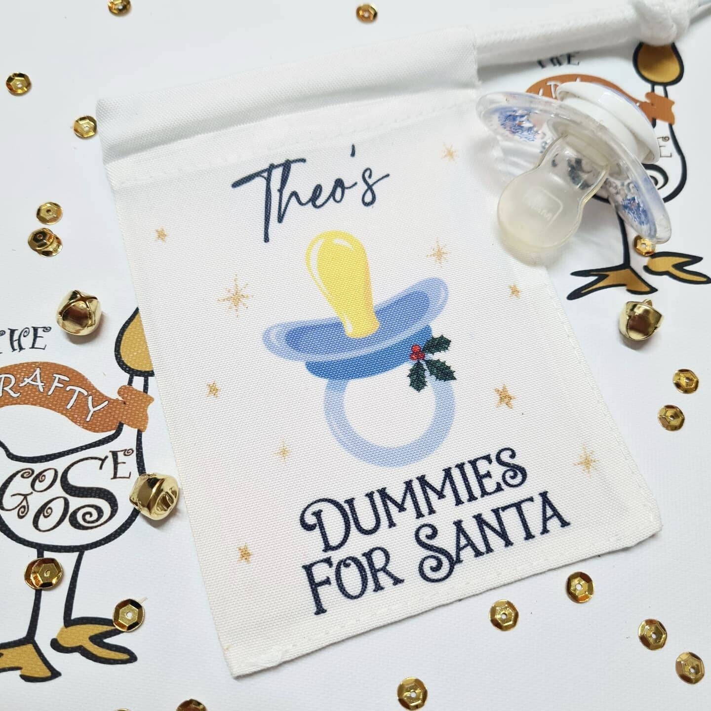 Dummies for Santa Bag Dummy Fairy Personalised Drawstring - Etsy UK