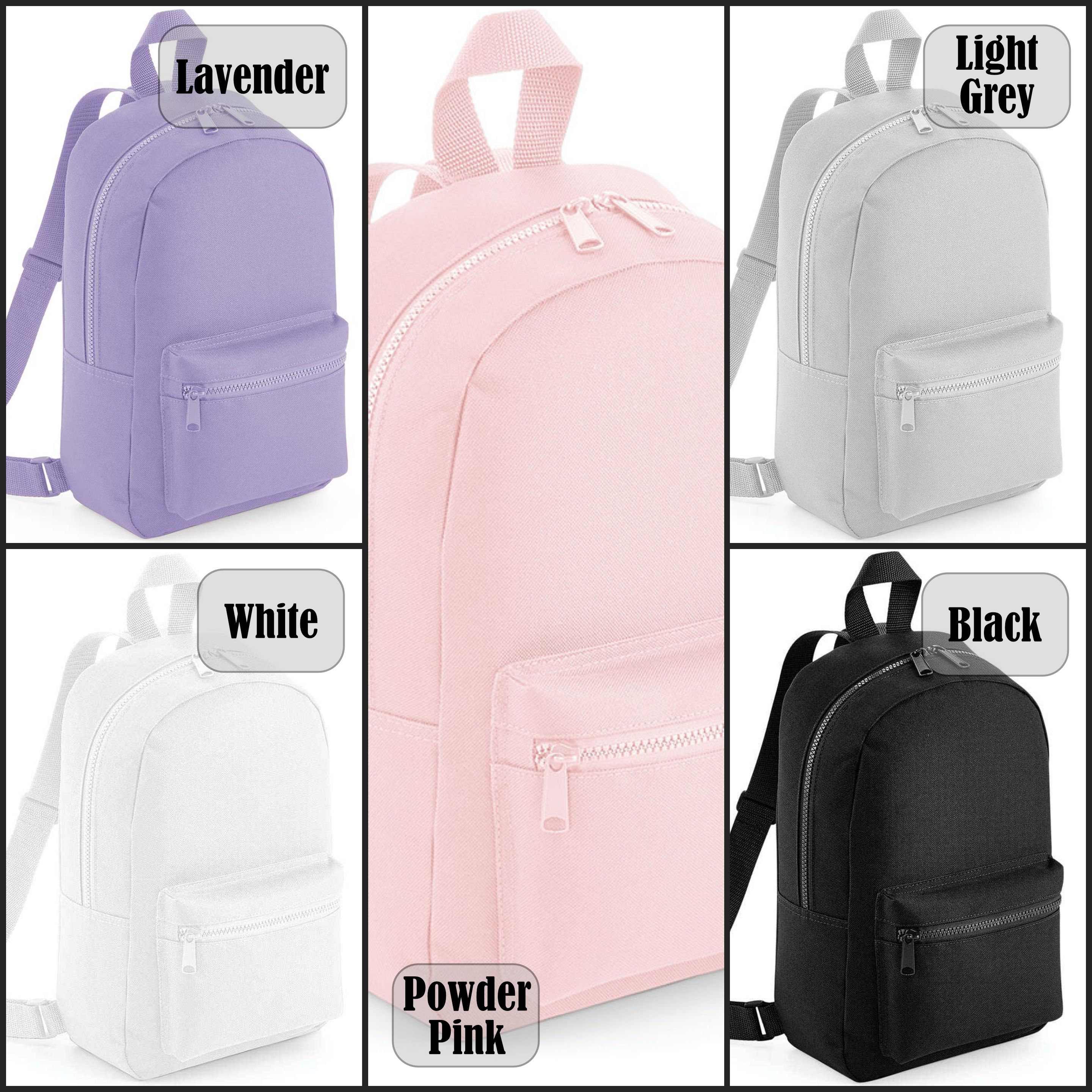 Flower Initial Girls Backpack Personalised Embroidered Kids - Etsy UK