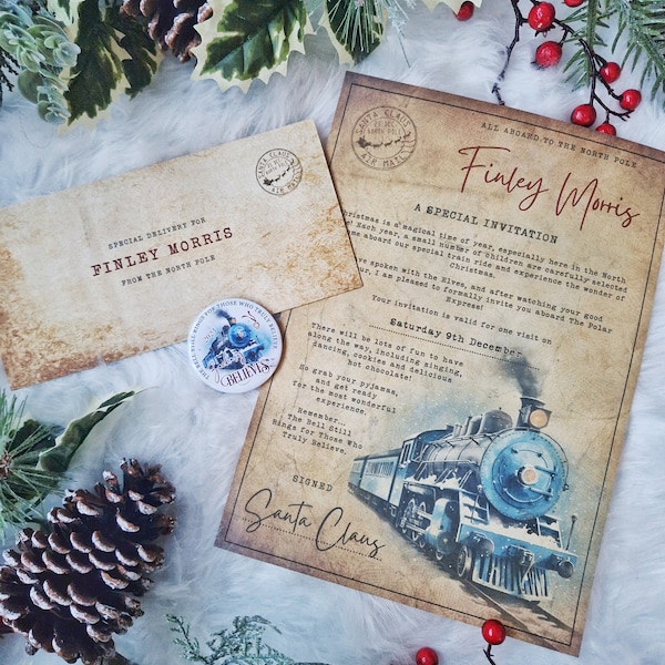 Polar Express Letter - Etsy