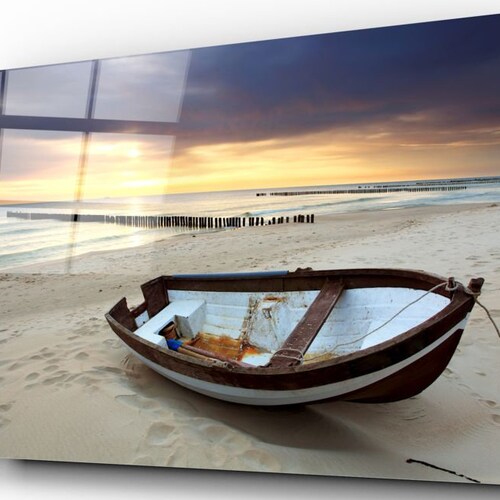 Flower Glass Printing Wall Art Modern Decor Ideas for Your - Etsy