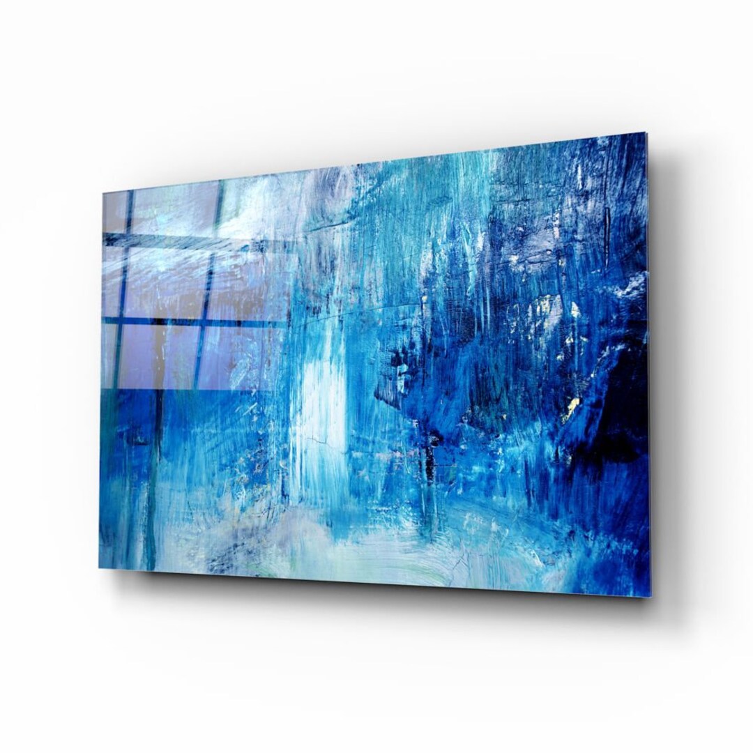Abstract Glass Printing Wall Art Modern Decor Ideas for Your House and ...