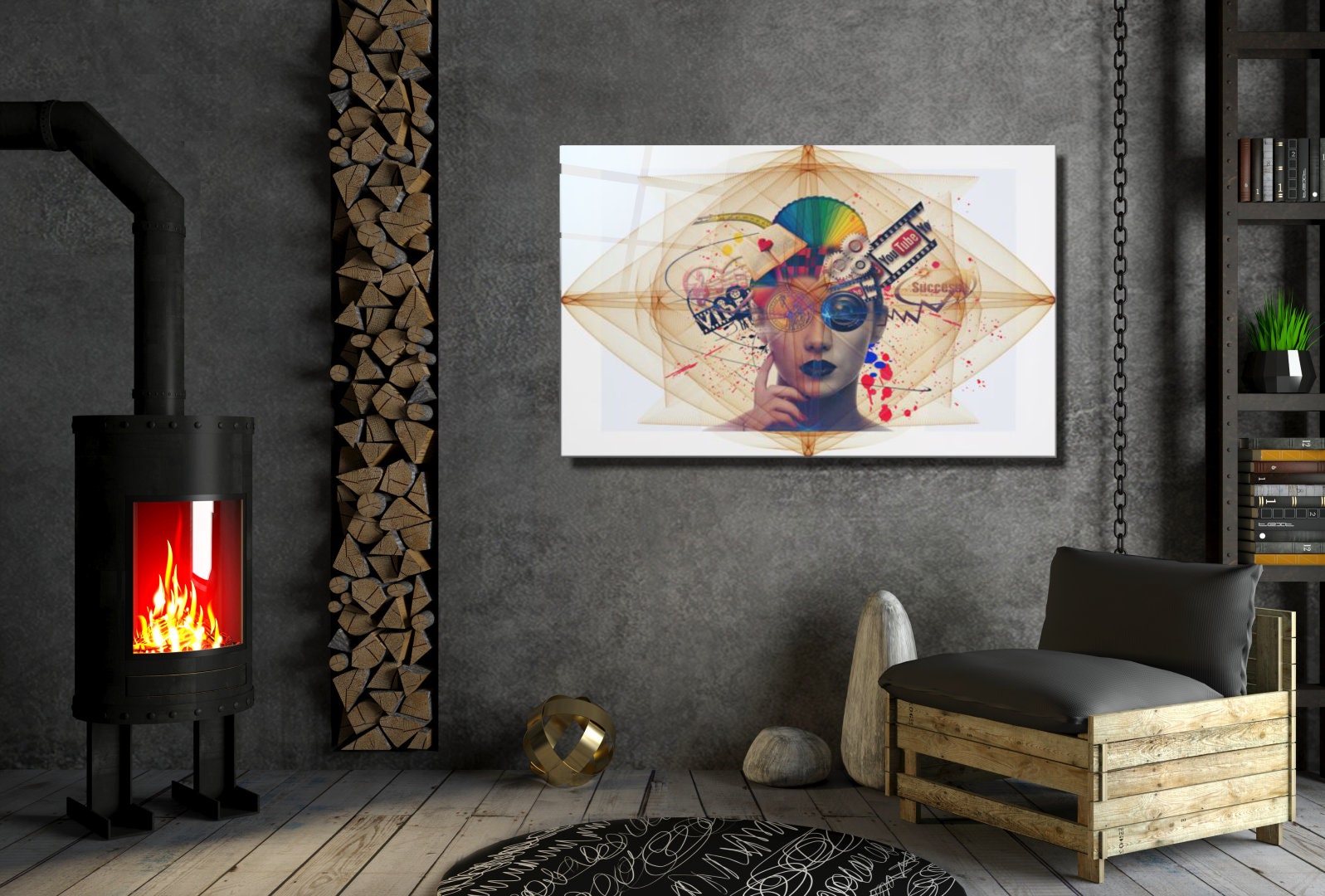 Online Glass Printing Wall Art Modern Decor Ideas for Your | Etsy