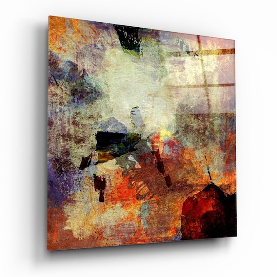 Abstract Glass Printing Wall Art Modern Decor Ideas for Your - Etsy