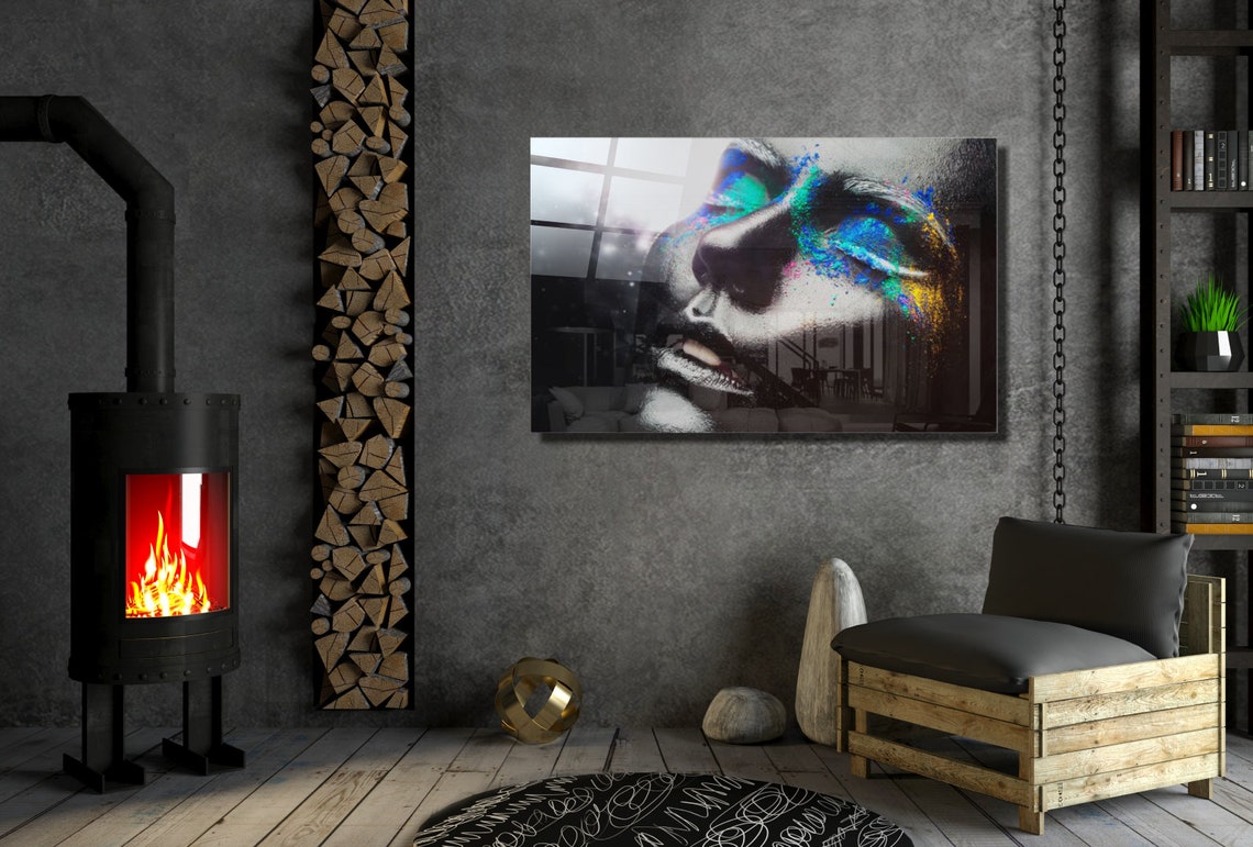 Woman Portrait 10 Glass Printing Wall Art Modern Decor Ideas - Etsy