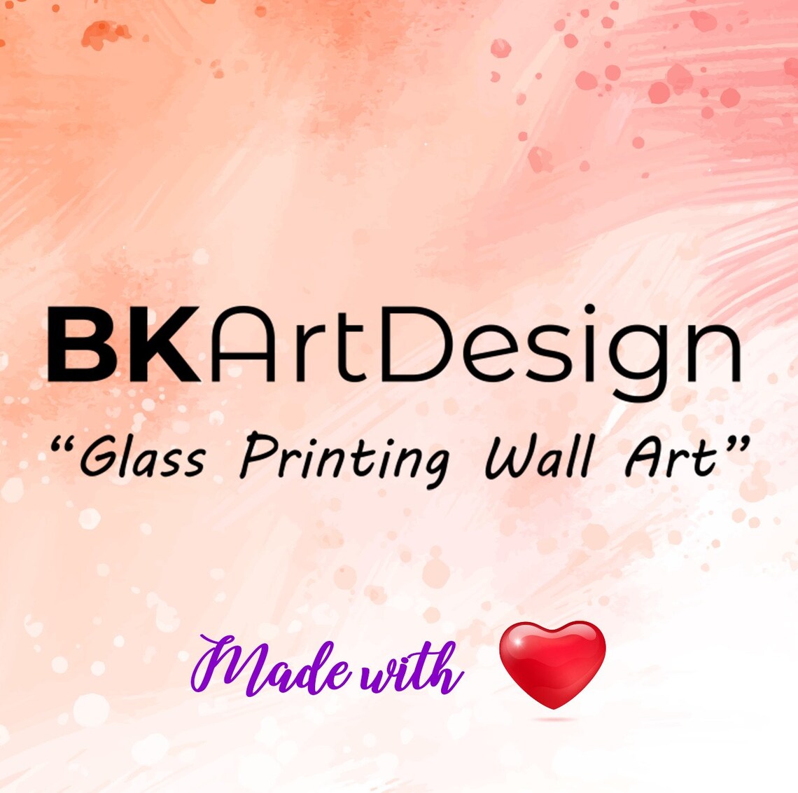 Flower Glass Printing Wall Art Modern Decor Ideas for Your - Etsy