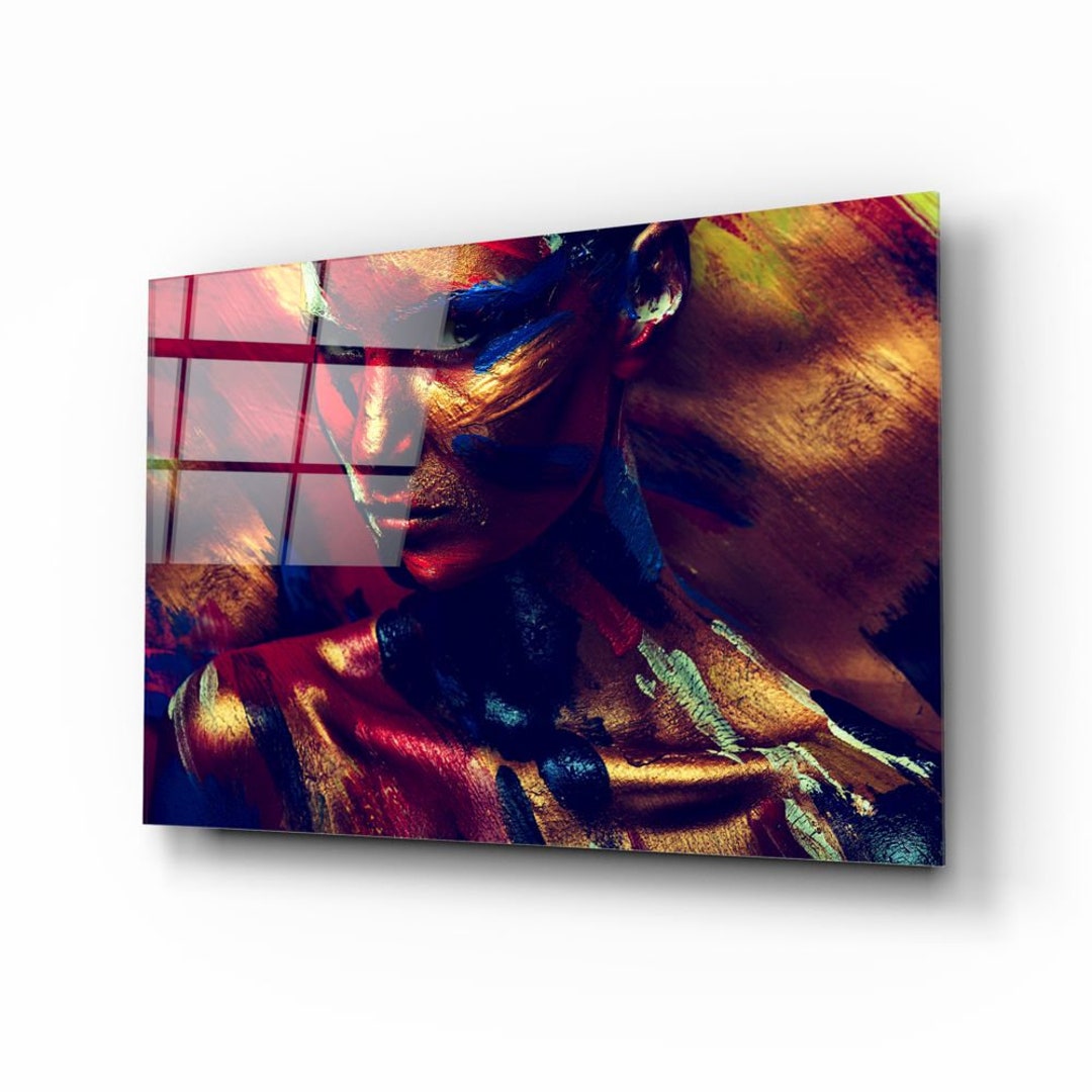 Woman Portrait 6 Glass Printing Wall Art Modern Decor Ideas - Etsy