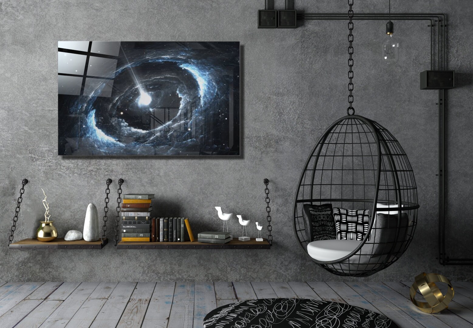 Cosmos Glass Printing Wall Art Modern Decor Ideas for Your - Etsy