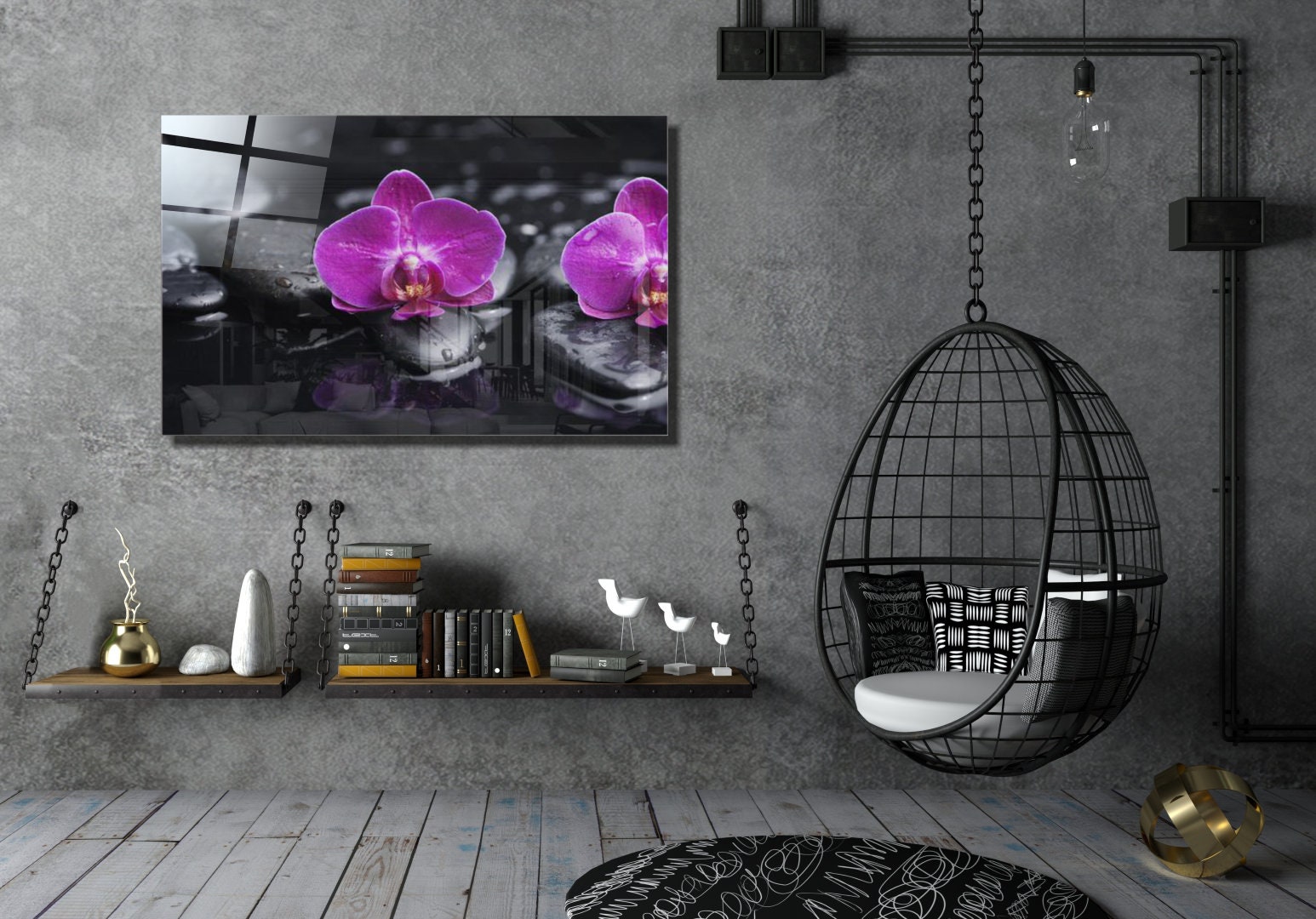 Spa Glass Printing Wall Art Modern Decor Ideas for Your House - Etsy