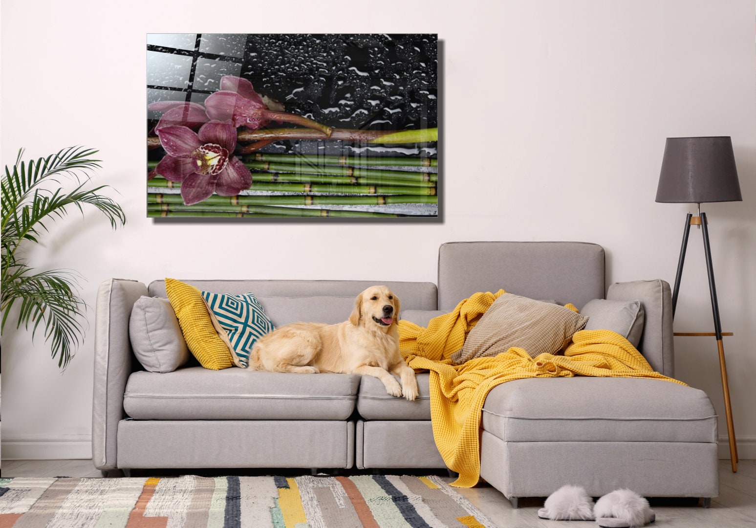 Spa Glass Printing Wall Art Modern Decor Ideas for Your House | Etsy