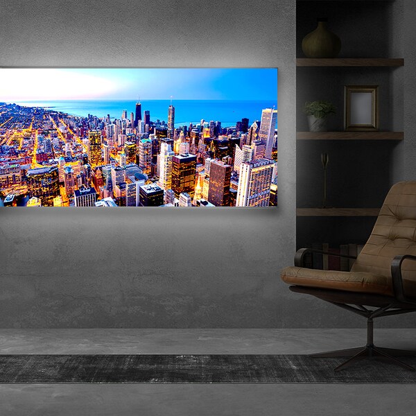 Chicago Skyline Led Light - Etsy