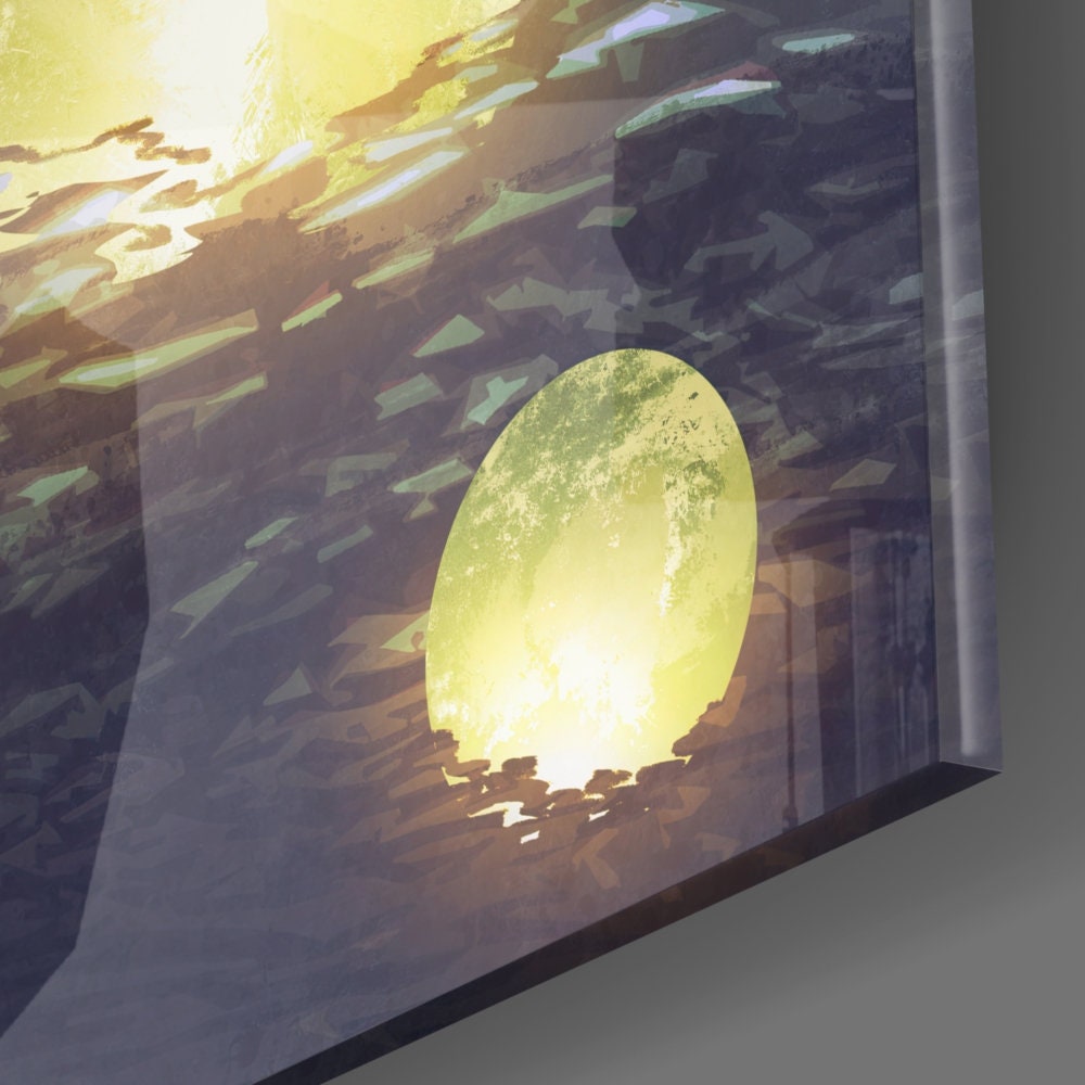 Moon Collector Glass Printing Wall Art Modern Decor Ideas for - Etsy