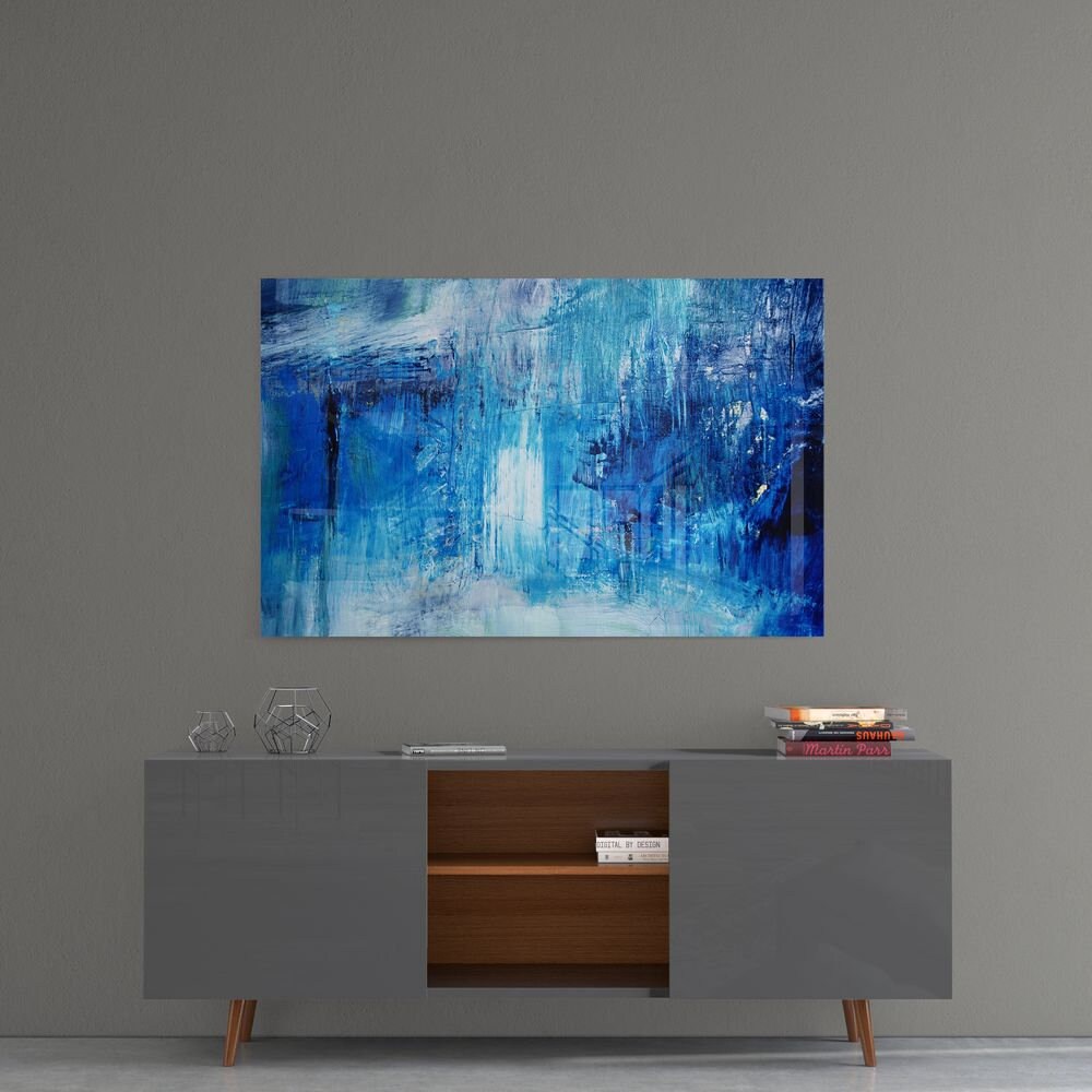 Abstract Glass Printing Wall Art Modern Decor Ideas for Your - Etsy