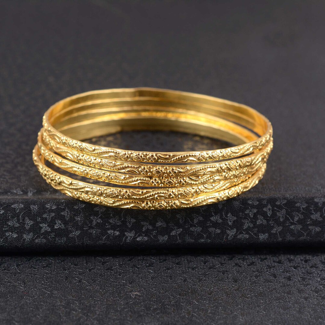 14 K Gold Filled Bangle ,gold Stacking Bangles , Women Bangle ,gift for ...
