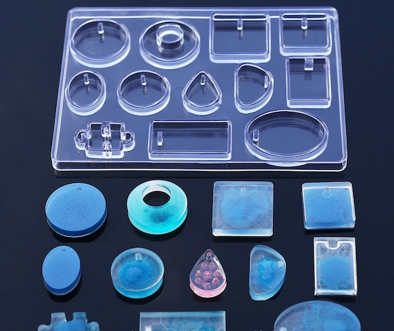 Gemstone Silicone Mold Diamond Silicone Mold Flat Black - Etsy