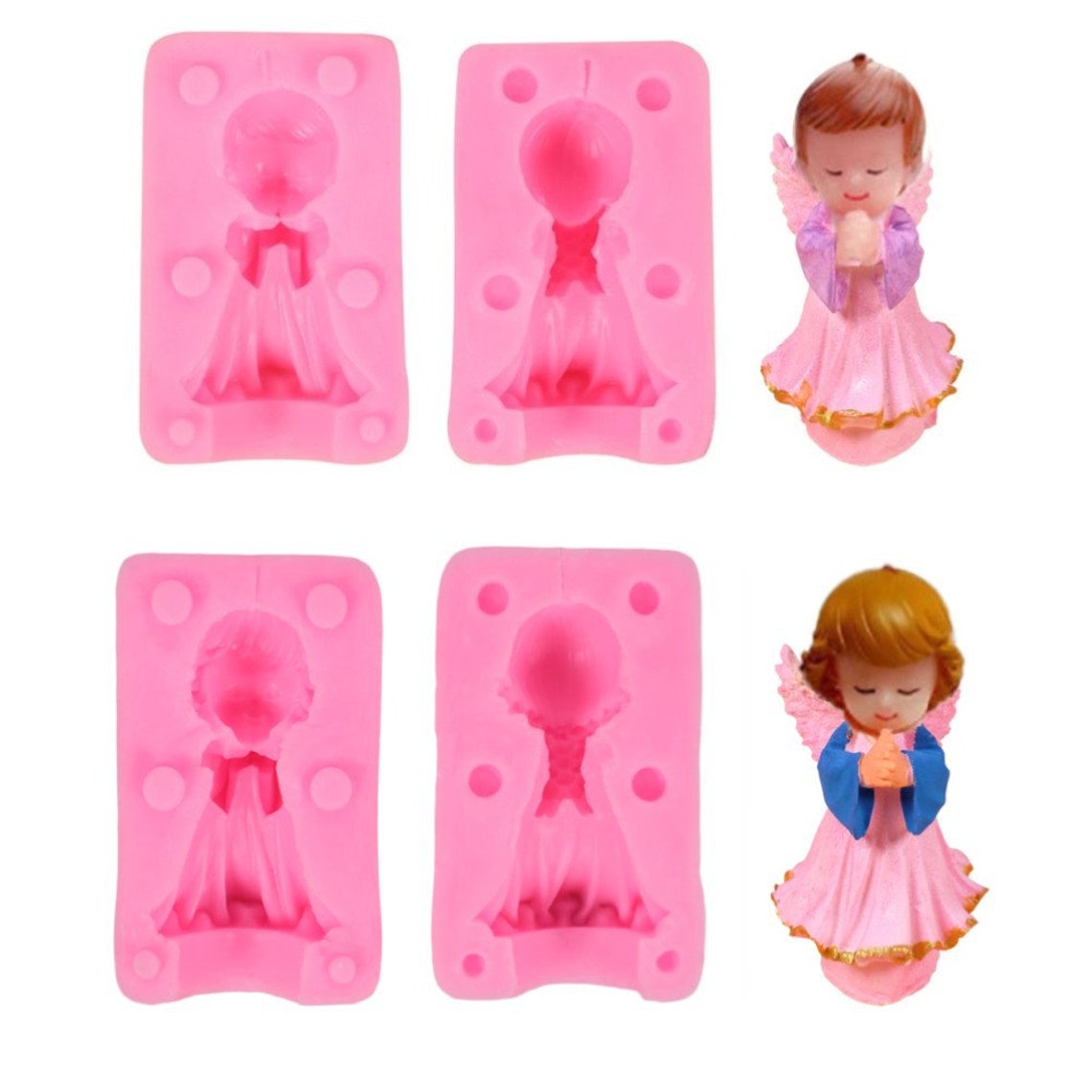 Angel Resin Mold Little Angel Silicone Mold Handmade Angel | Etsy