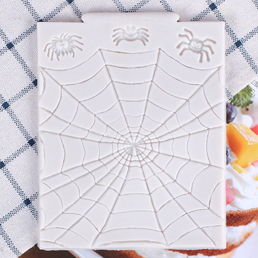 Spider Web Mold Halloween Spider Web Silicone Mold for Fondant - Etsy UK