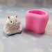 3D Hamster Silicone Mold Kawaii Animal Mold Soap Candle Making Resin ...