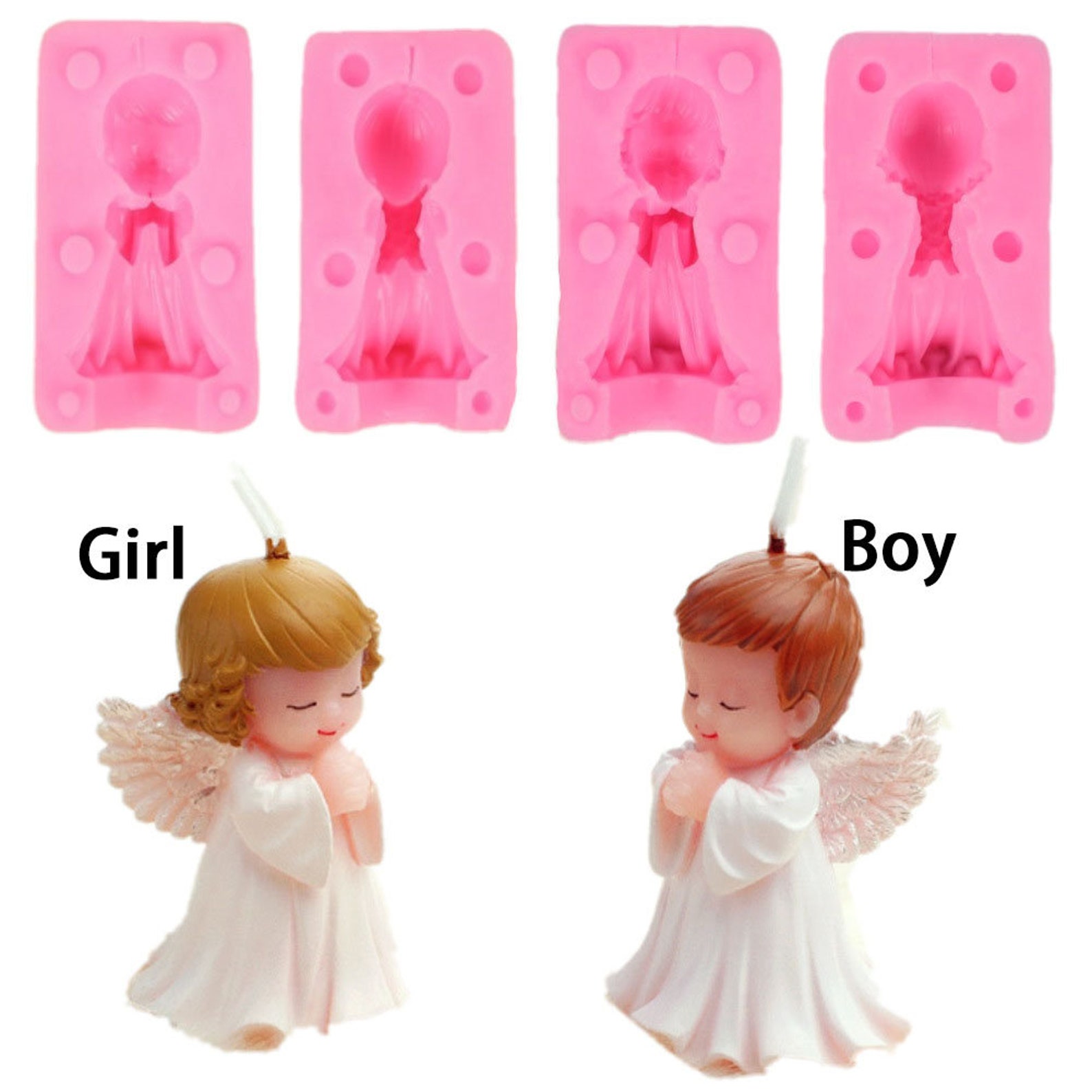Angel Resin Mold Little Angel Silicone Mold Handmade Angel Epoxy Resin ...
