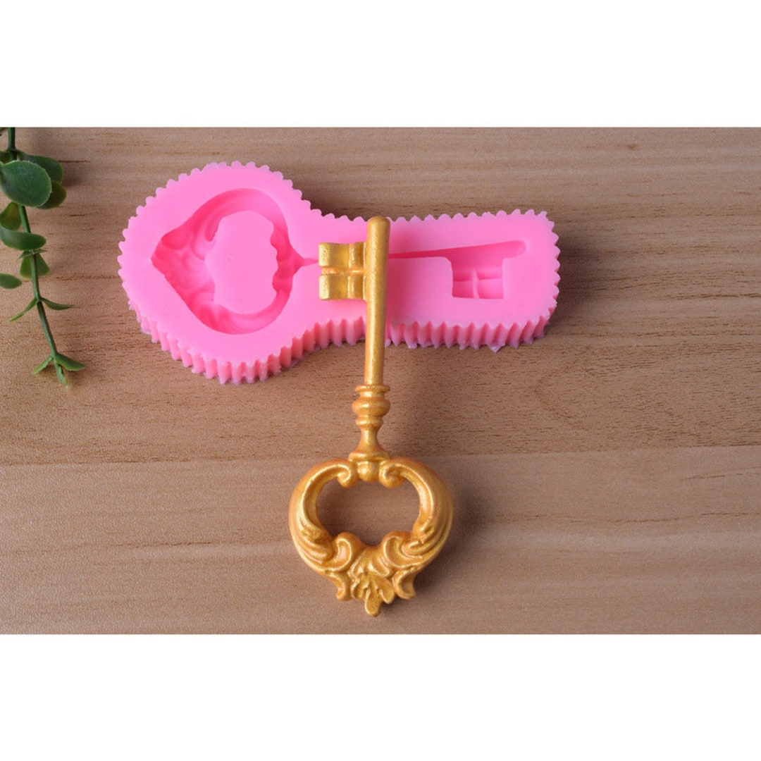 Key Silicone Mold Key Pendant Mold Resin Crafting Polymer Clay Mold ...