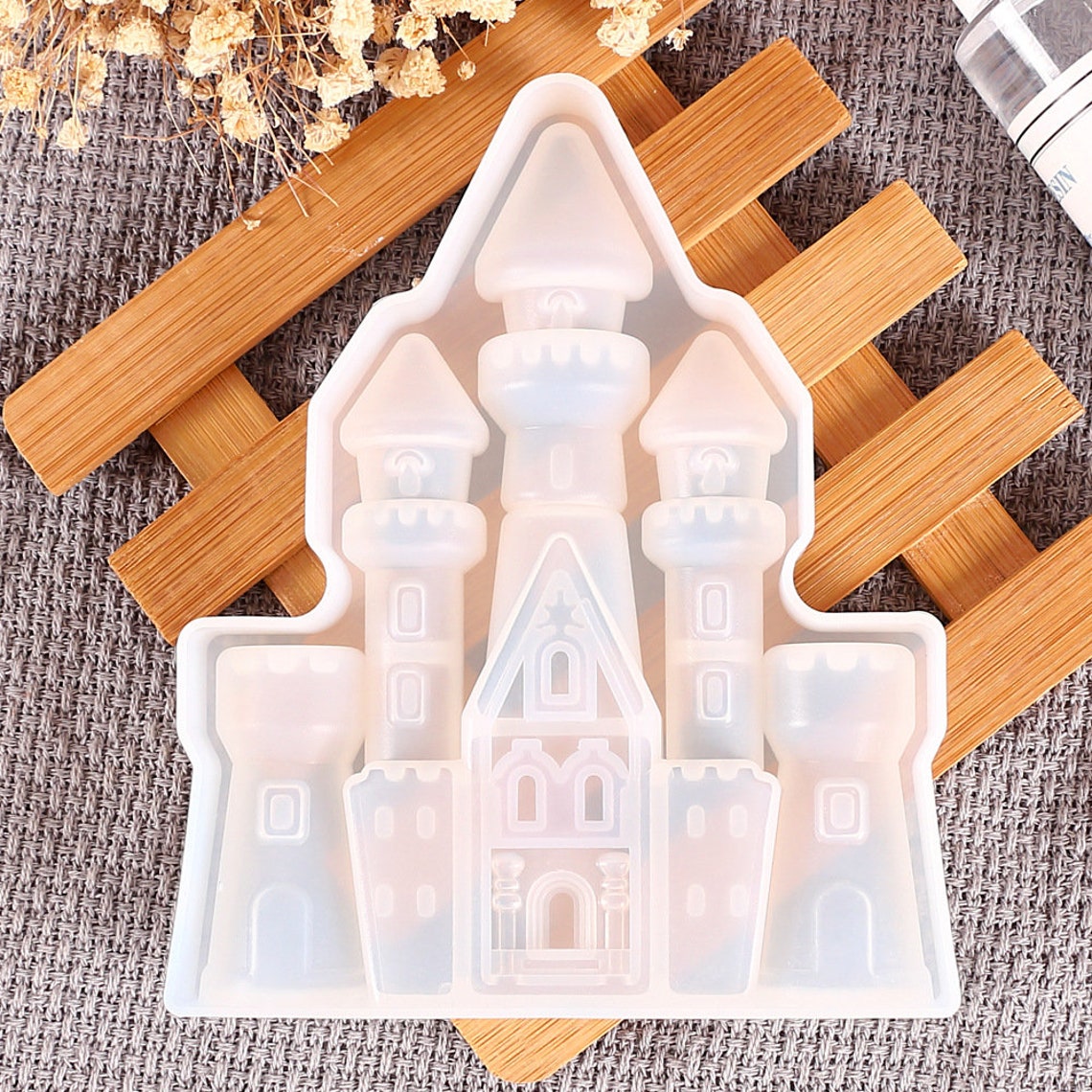 Princess Castle Resin Mold 3D Castle Silicone Mold epoxy resin | Etsy