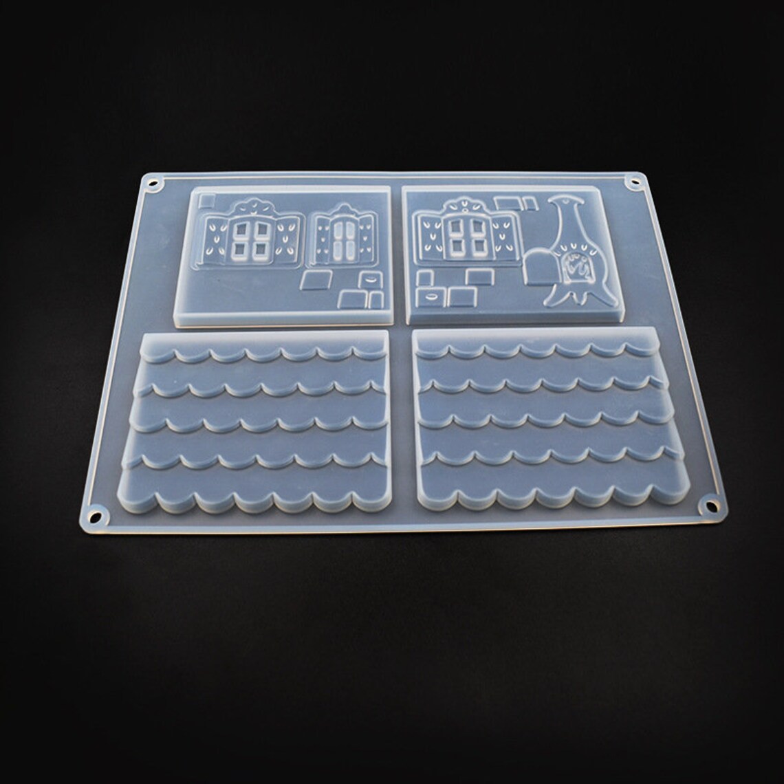 DIY Cabin Resin Mold 3D House Silicone Mold Handmade Epoxy | Etsy