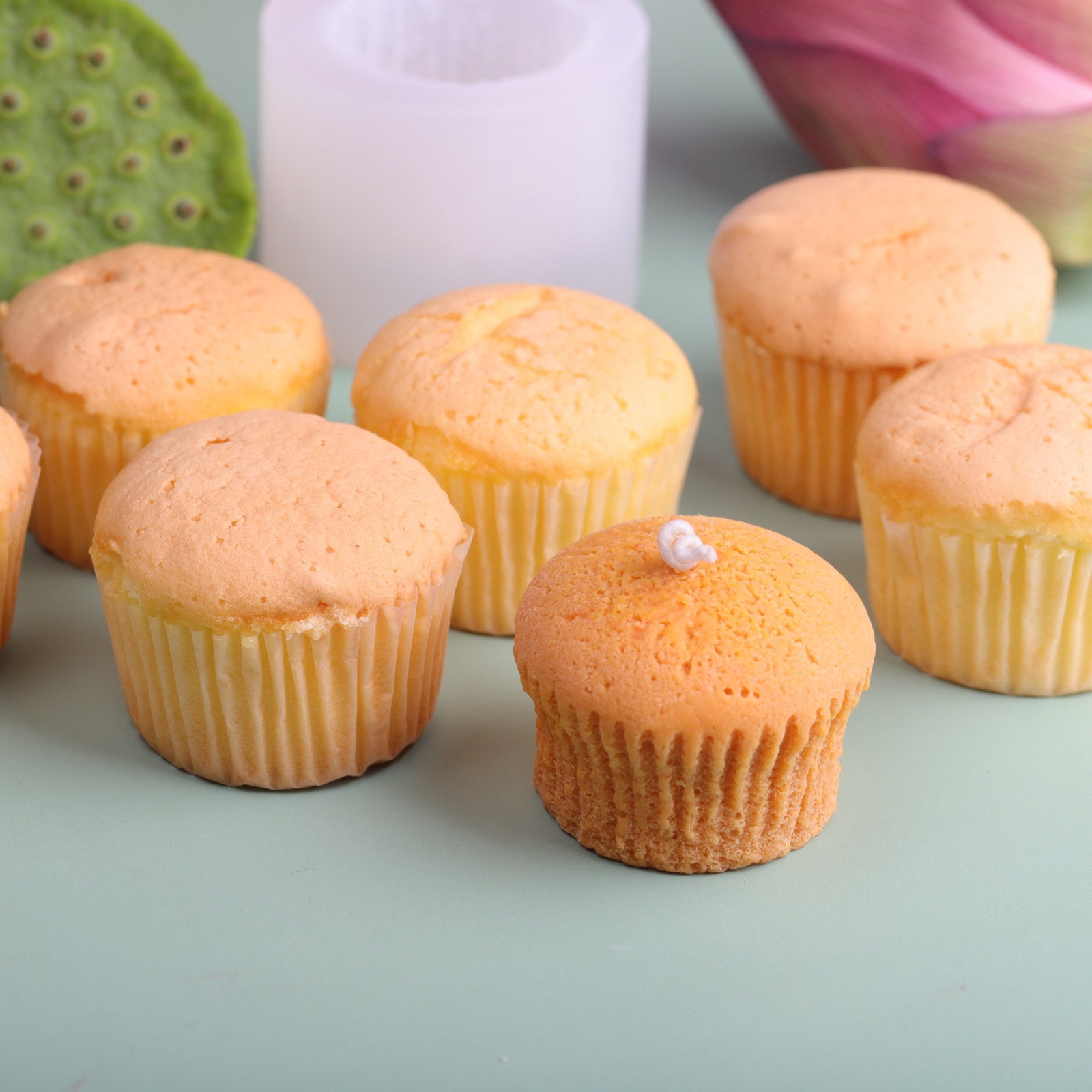 3D Cupcake Silicone Mold Kawaii Muffin Cake Mold Realistic - Etsy